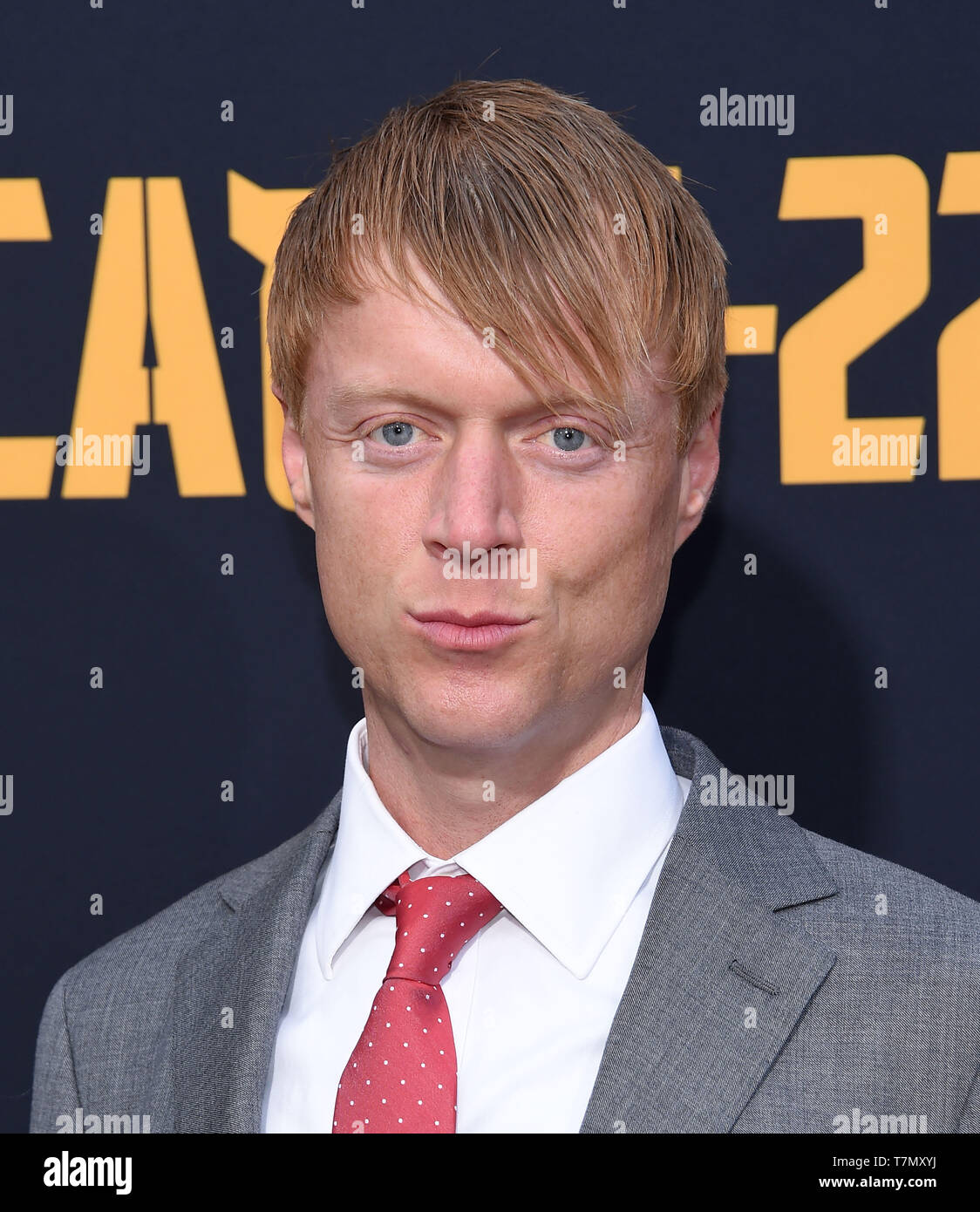 May 7, 2019 - Hollywood, California, U.S. - Jay Paulson arrives forHulu's 'Catch-22' U.S ...