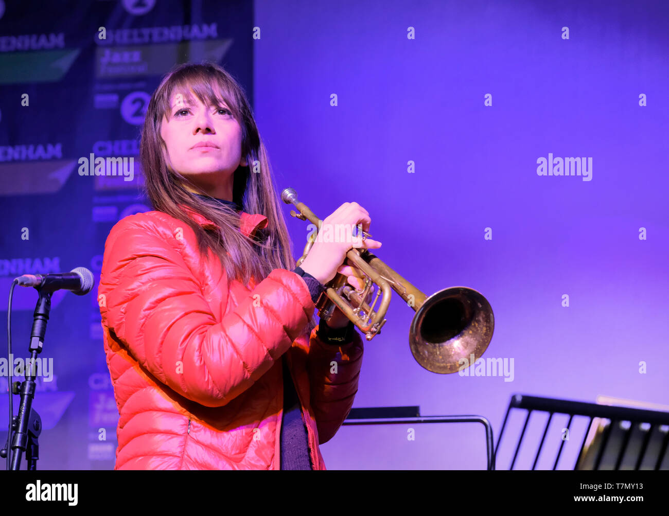 Yazz Ahmed performing at the Cheltenham Jazz festival, May 5, 2019 ...