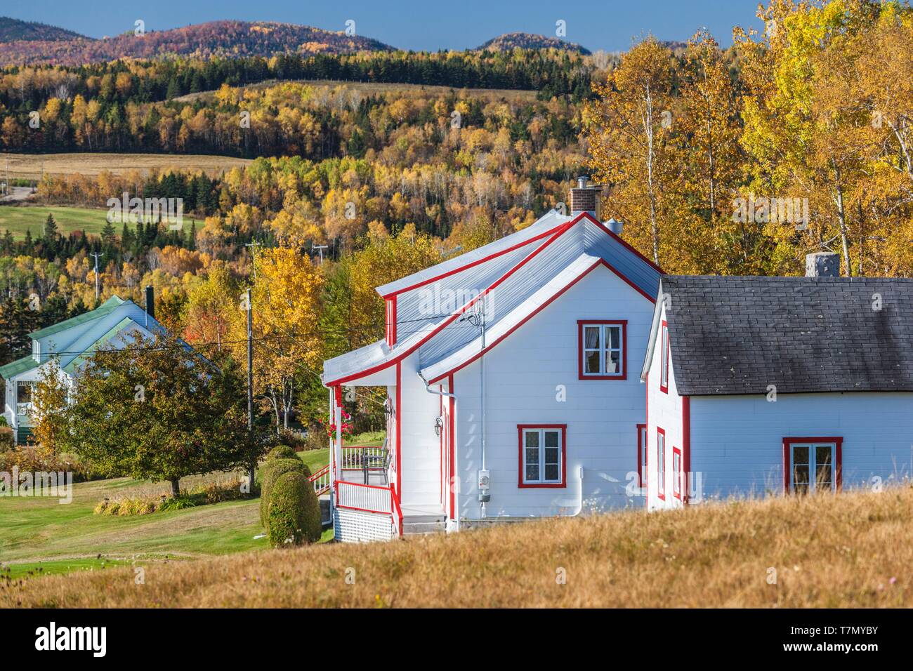 Canada, Quebec , Capitale-Nationale Region, Charlevoix, Sainte Irenee ...