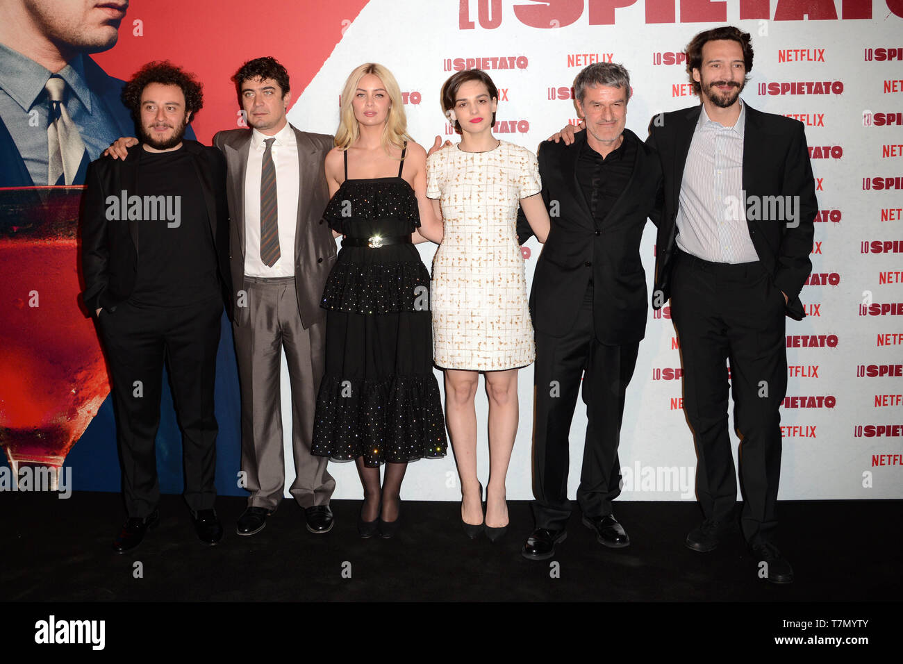World Premiere of Netflix's 'Lo Spietato' at Cinema Arlecchino in Milan ...