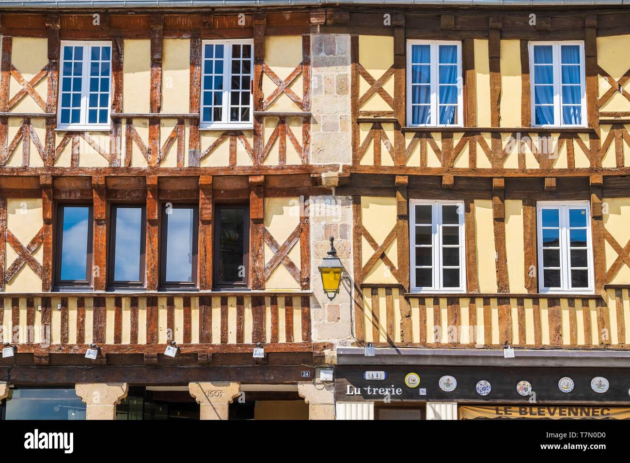 Traditional french town centre architecture hi-res stock photography ...