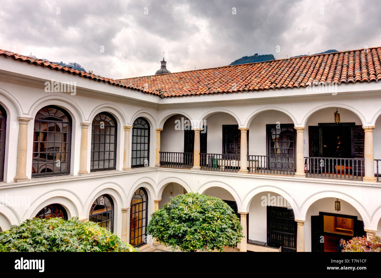 Bogota, Colonial house Stock Photo - Alamy