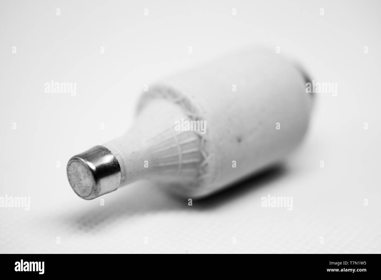 a white fuse for electricity Stock Photo - Alamy