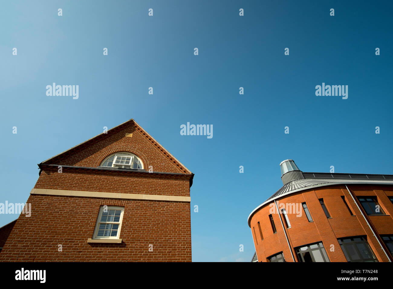 A view of the Forum, Towcester, which contains Towcester Library and ...