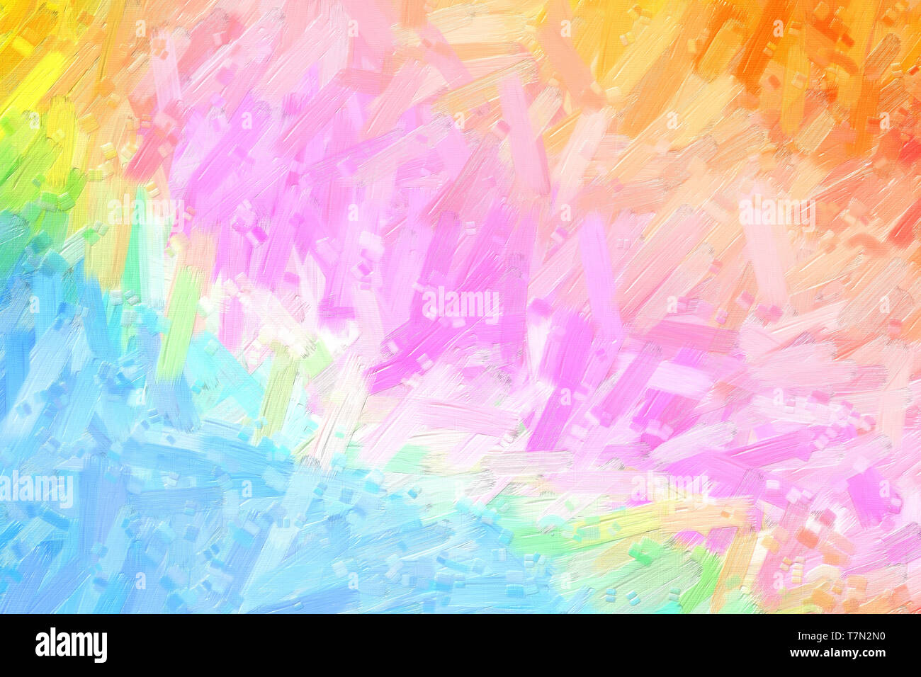 Colorful oil painting hand-painted art illustration : abstract texture ...