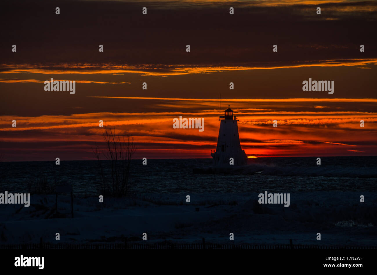 Divided Highway Sign Stock Photo - Alamy