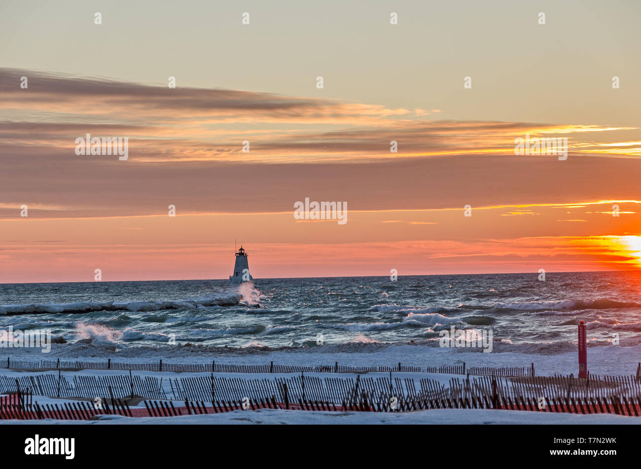 Divided Highway Sign Stock Photo - Alamy