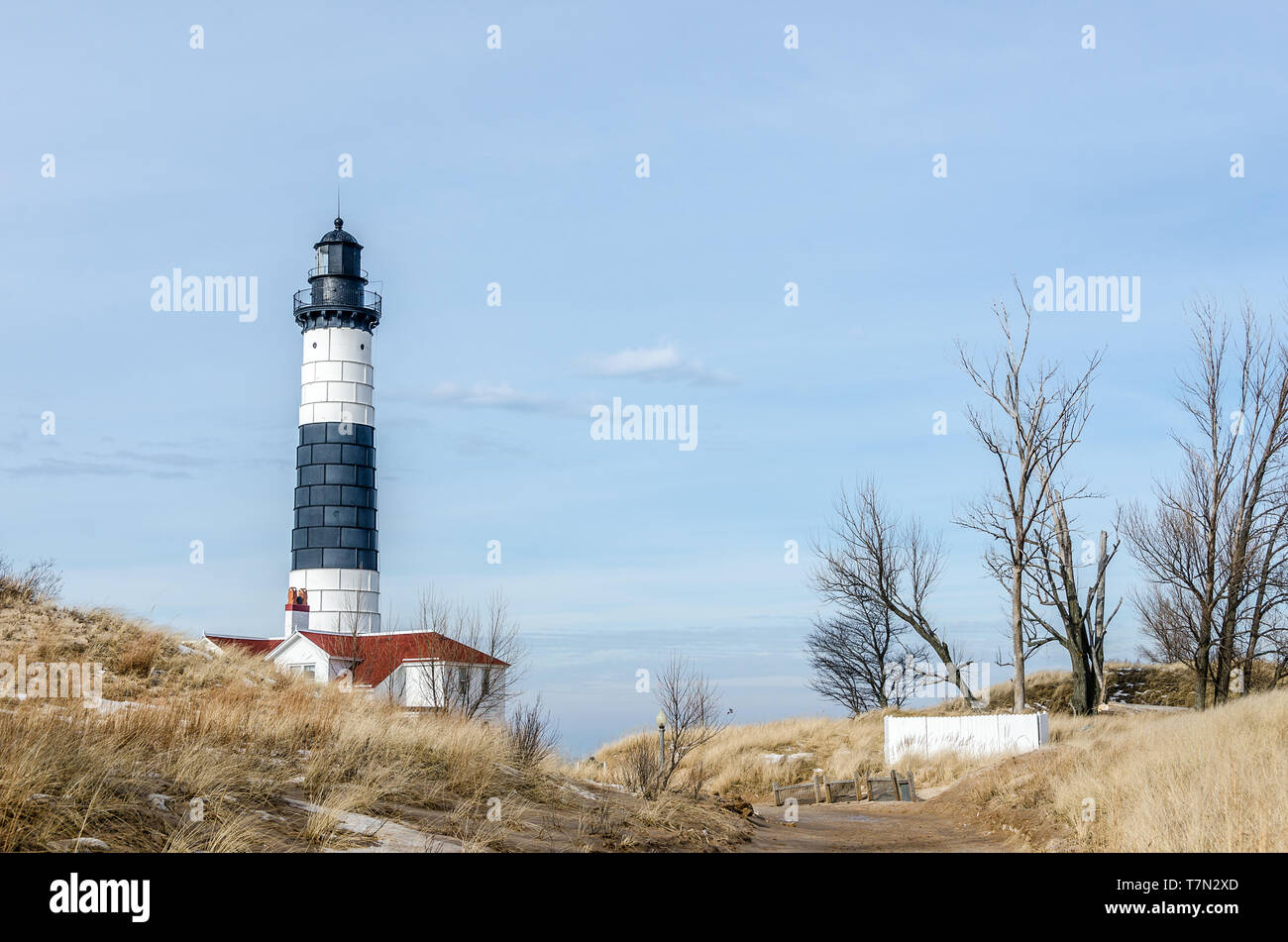 Divided Highway Sign Stock Photo - Alamy
