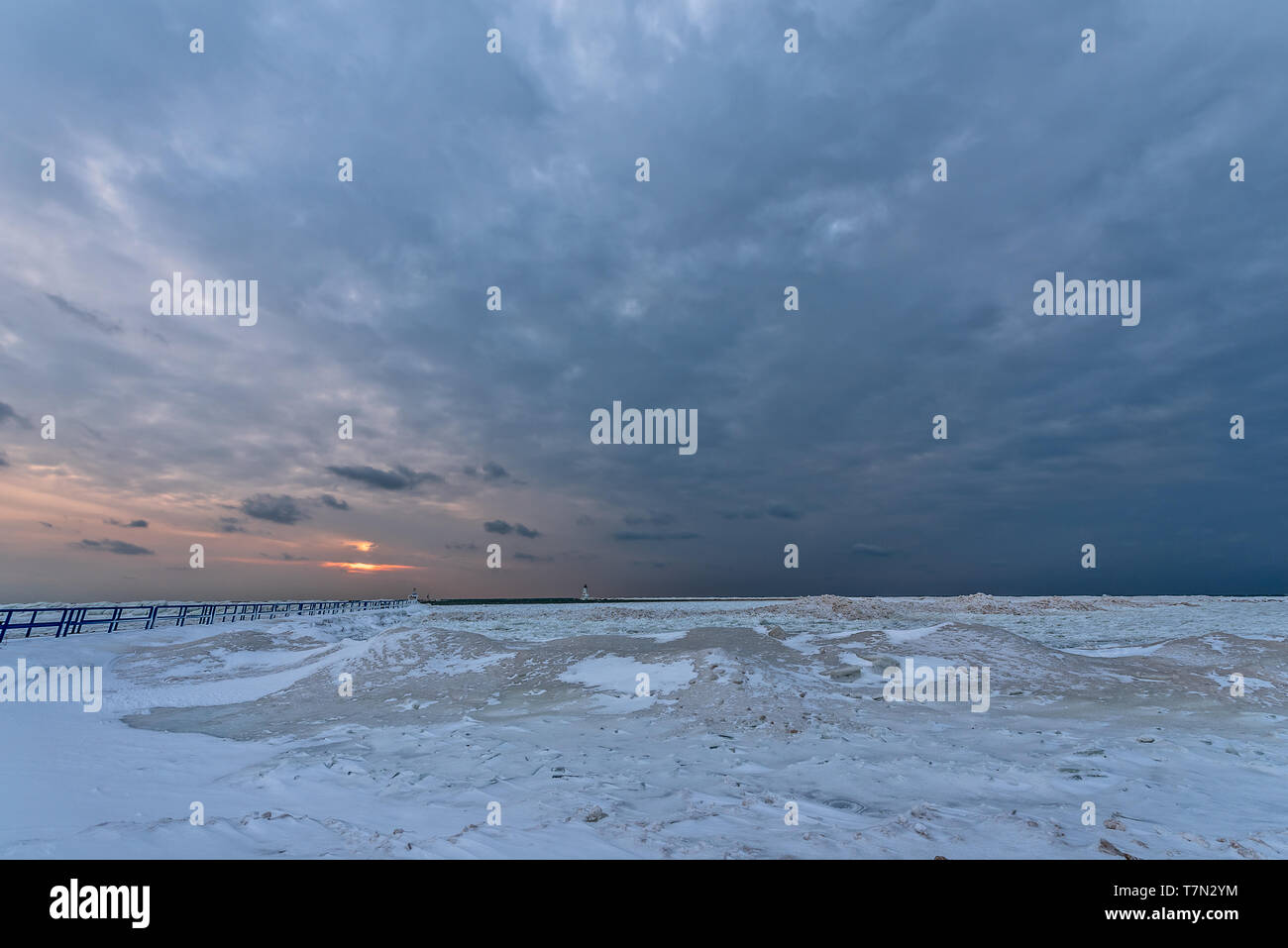 Divided Highway Sign Stock Photo - Alamy
