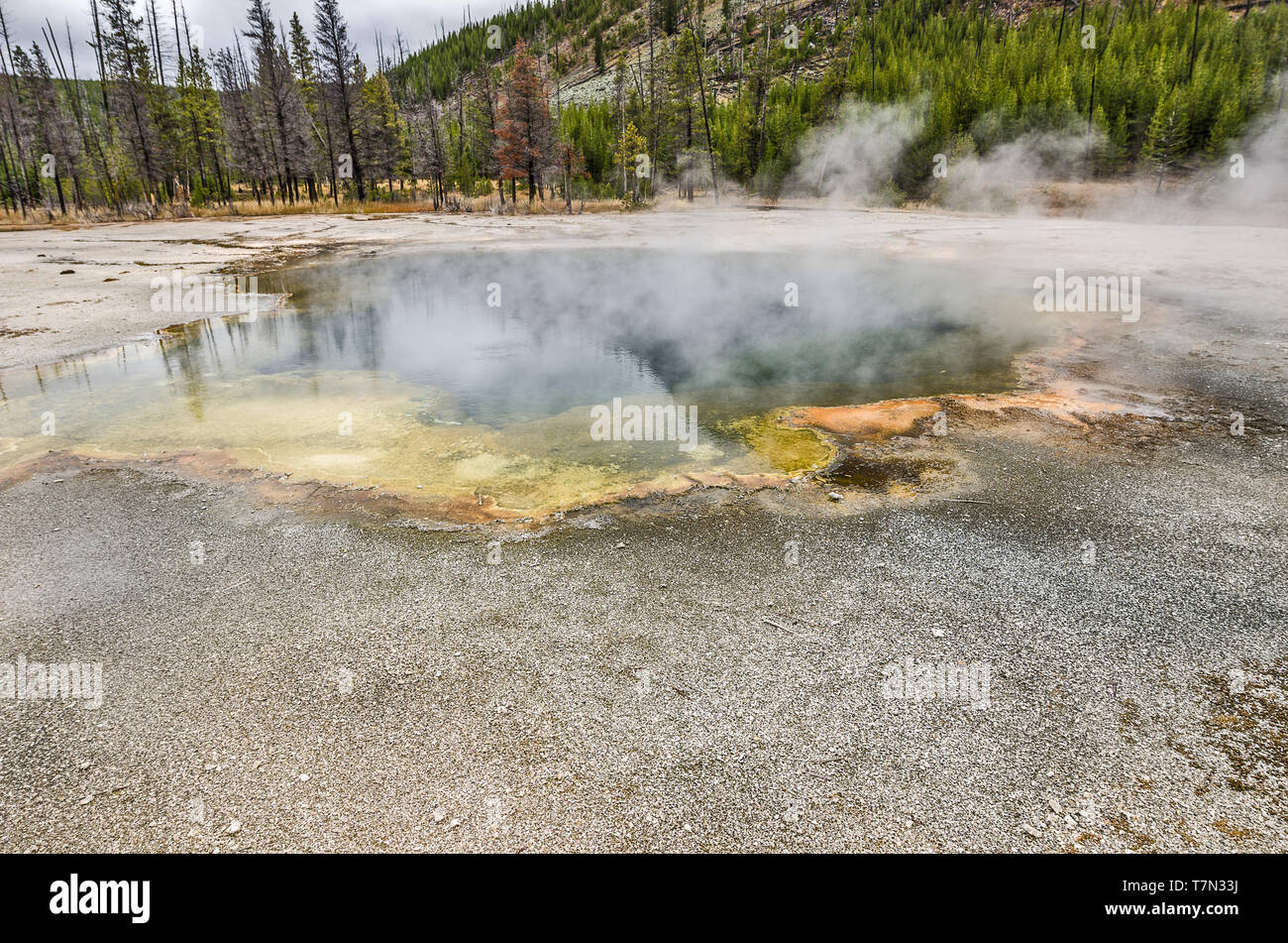 Divided Highway Sign Stock Photo - Alamy