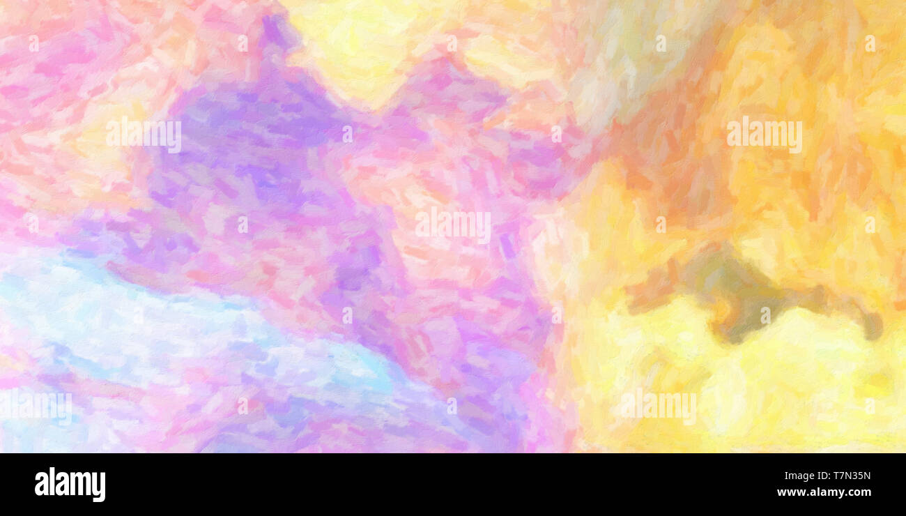 Colorful oil painting hand-painted art illustration : abstract texture ...