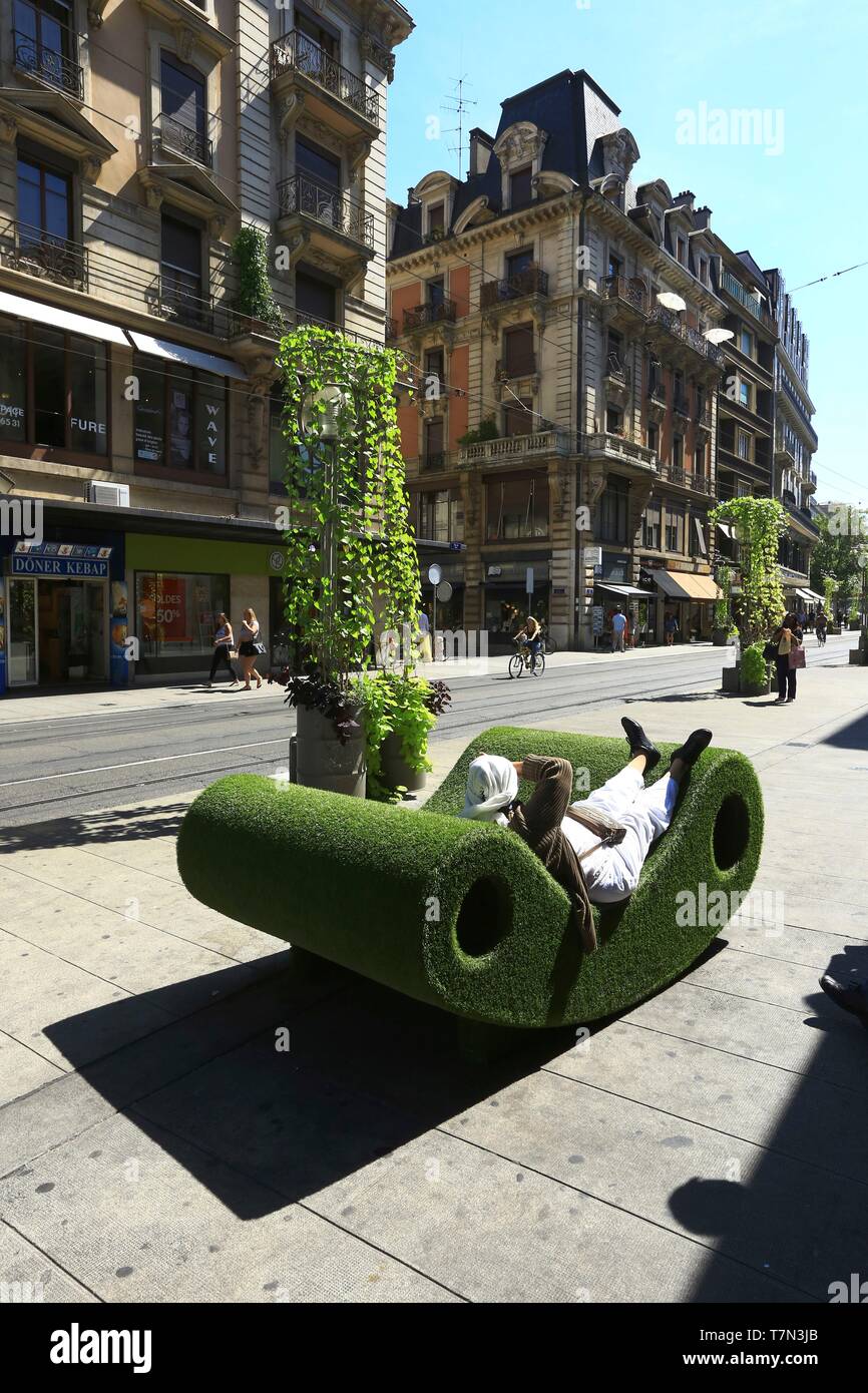 Geneva rue de la hi-res stock photography and images - Alamy
