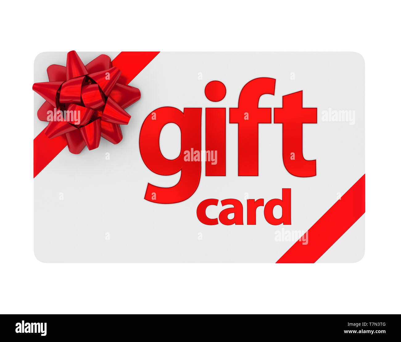 Gift Card Isolated Stock Photo - Alamy
