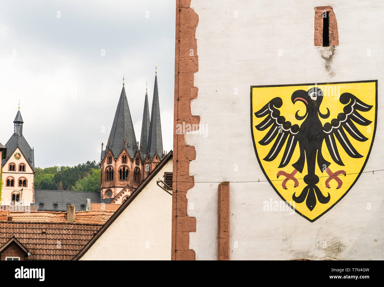 Old town in Bavaria in Germany. Historic architecture of Germany ...
