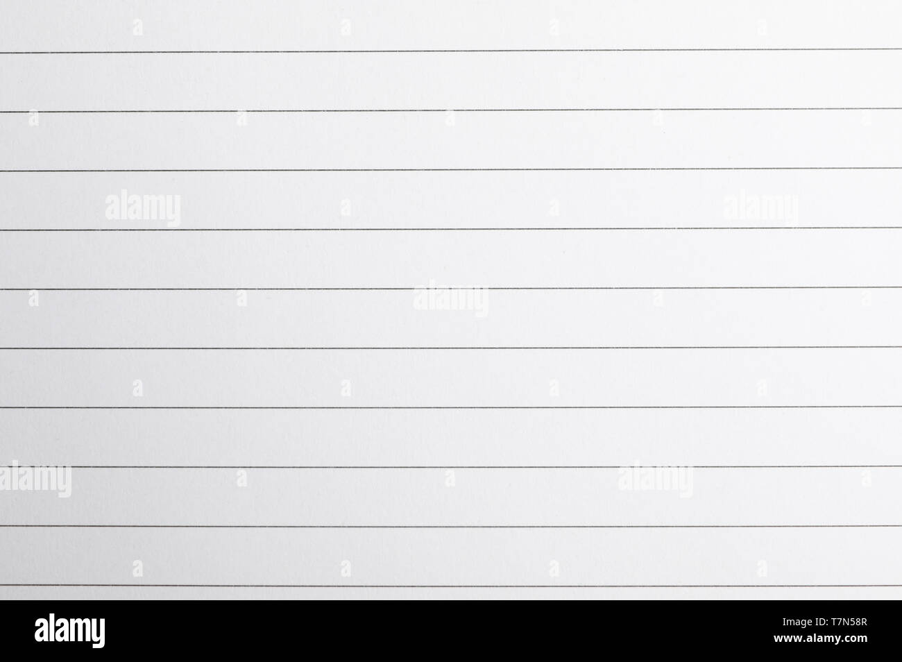 Sheet of notebook with horizontal texture as background, space for text ...