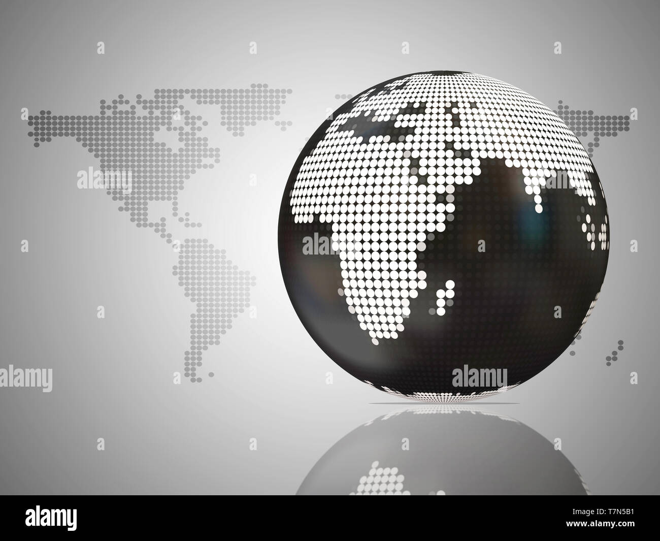 World map ball hi-res stock photography and images - Alamy