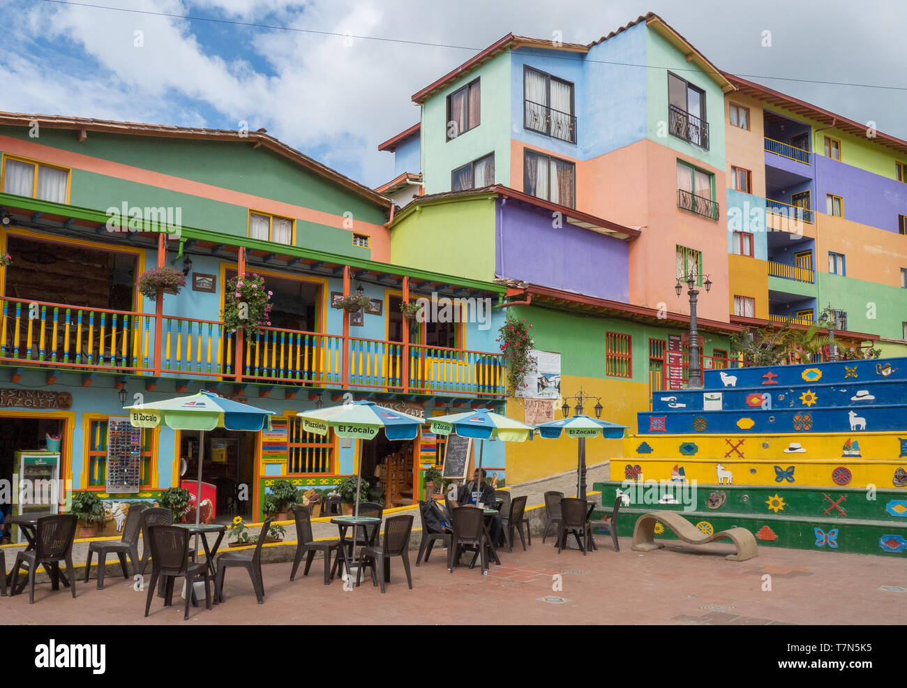 Guatapé, Colombia. One of Colombia's most beautiful and colorful towns ...