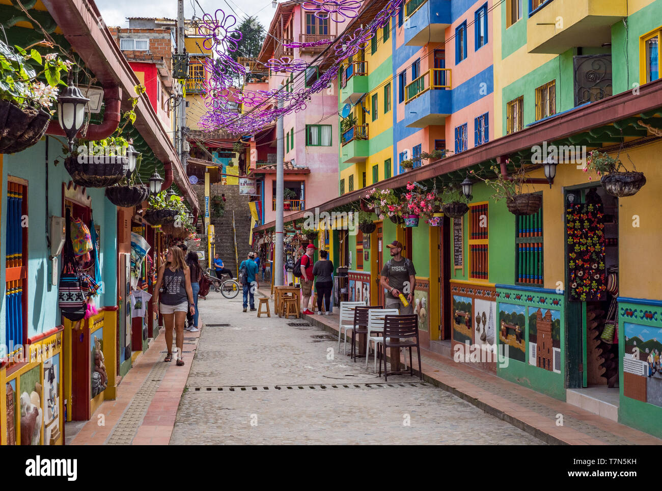 Guatapé, Colombia. One of Colombia's most beautiful and colorful towns ...