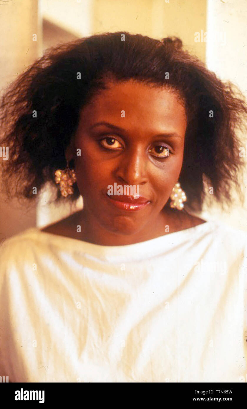 PHYLLIS NELSON (1950-1998) American pop singer about 1984 Stock Photo ...