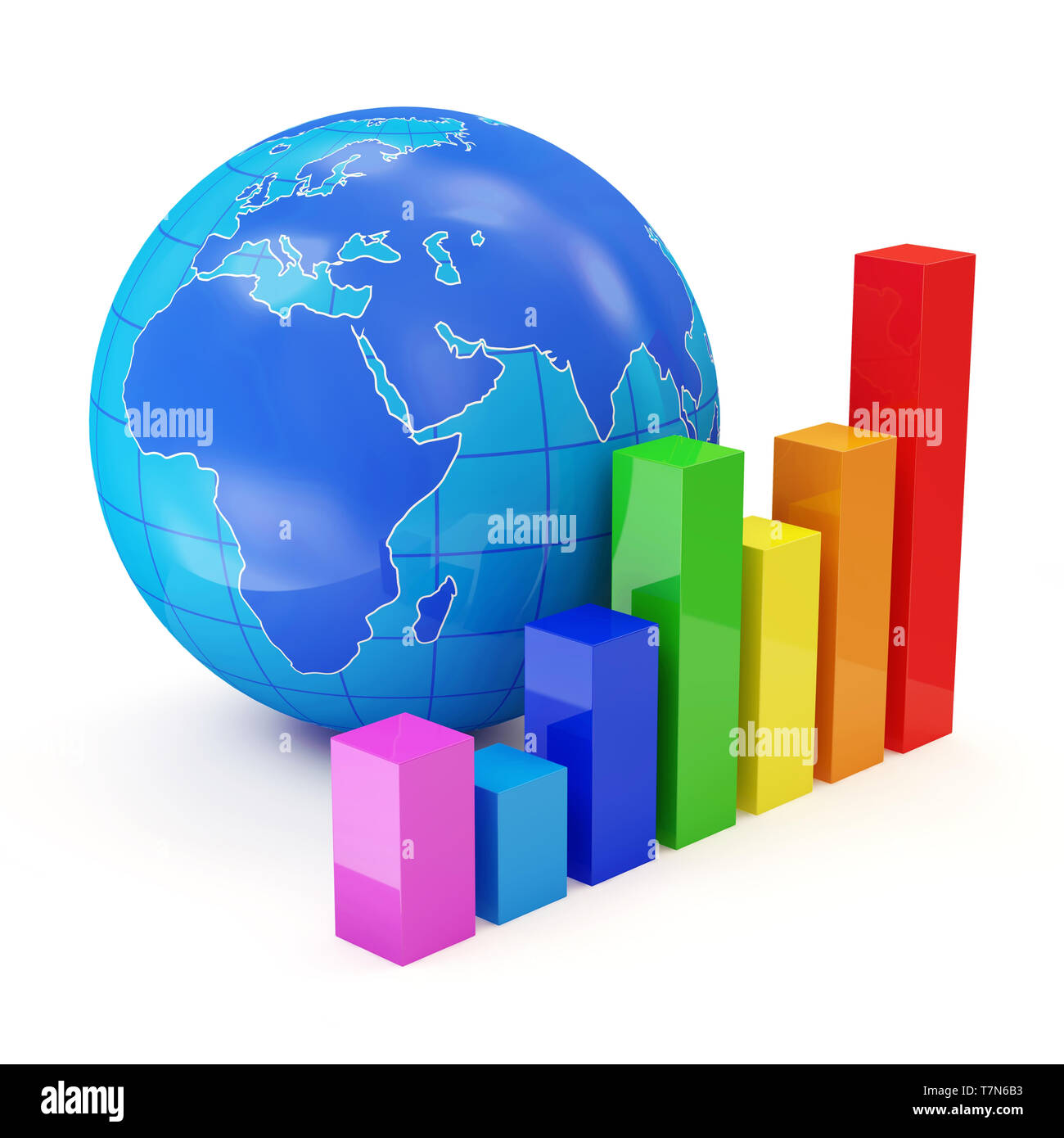 Globe pie chart hi-res stock photography and images - Alamy