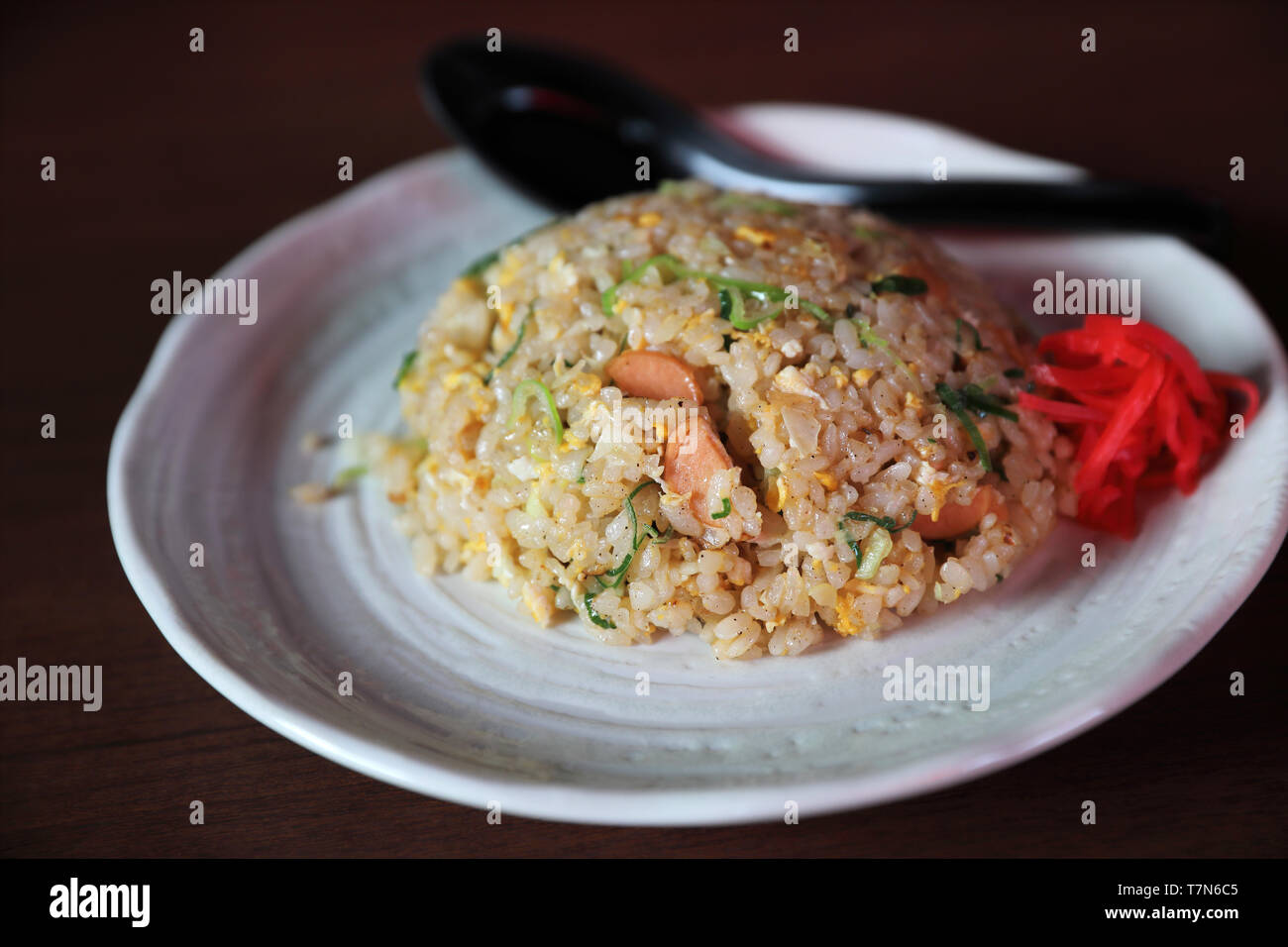 Fired rice chahan japanese fried rice Stock Photo - Alamy