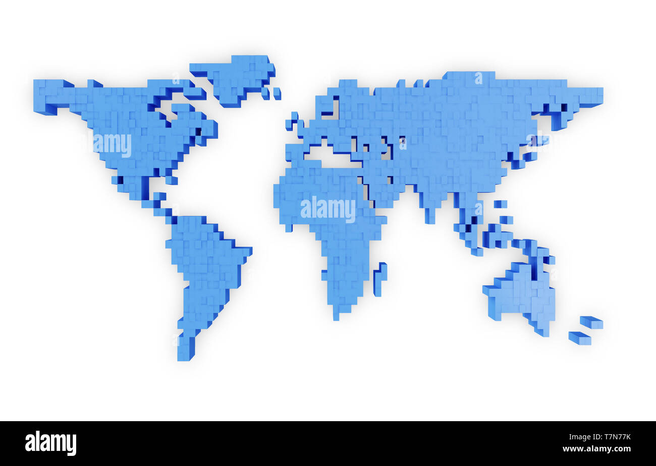 Mosaic map of the world hi-res stock photography and images - Alamy