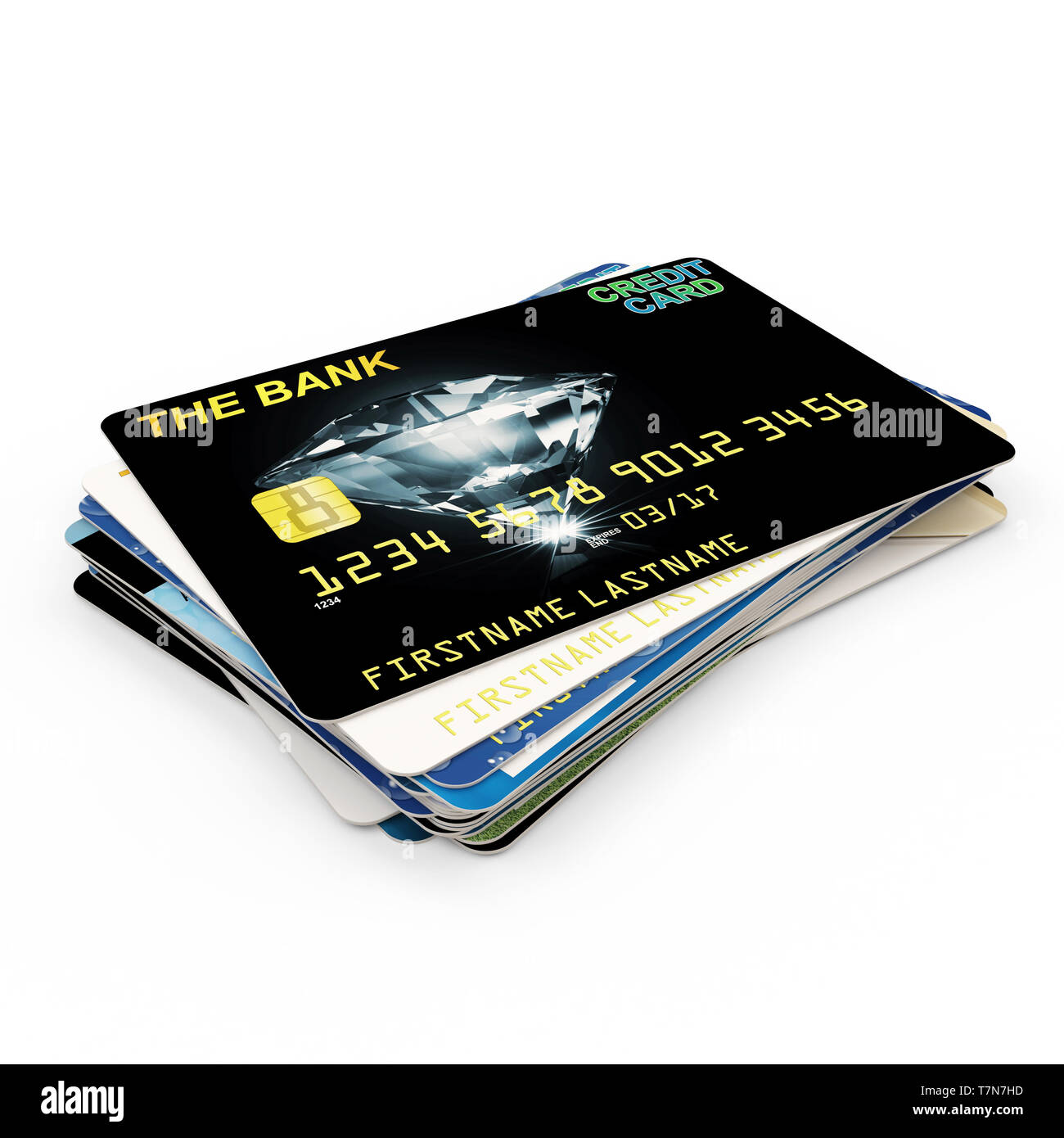 Front back blue debit card hi-res stock photography and images - Alamy