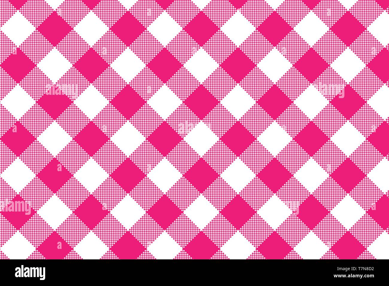 Pink Gingham pattern. Texture from rhombus/squares for - plaid ...