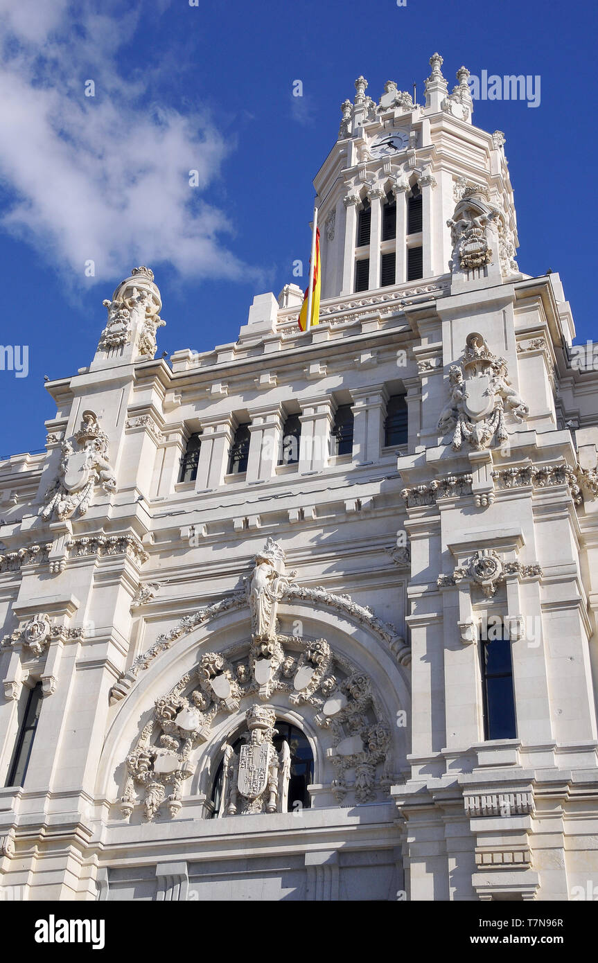 Palacio de Comunicaciones, Palacio de Cibeles, Cybele Palace, Madrid ...