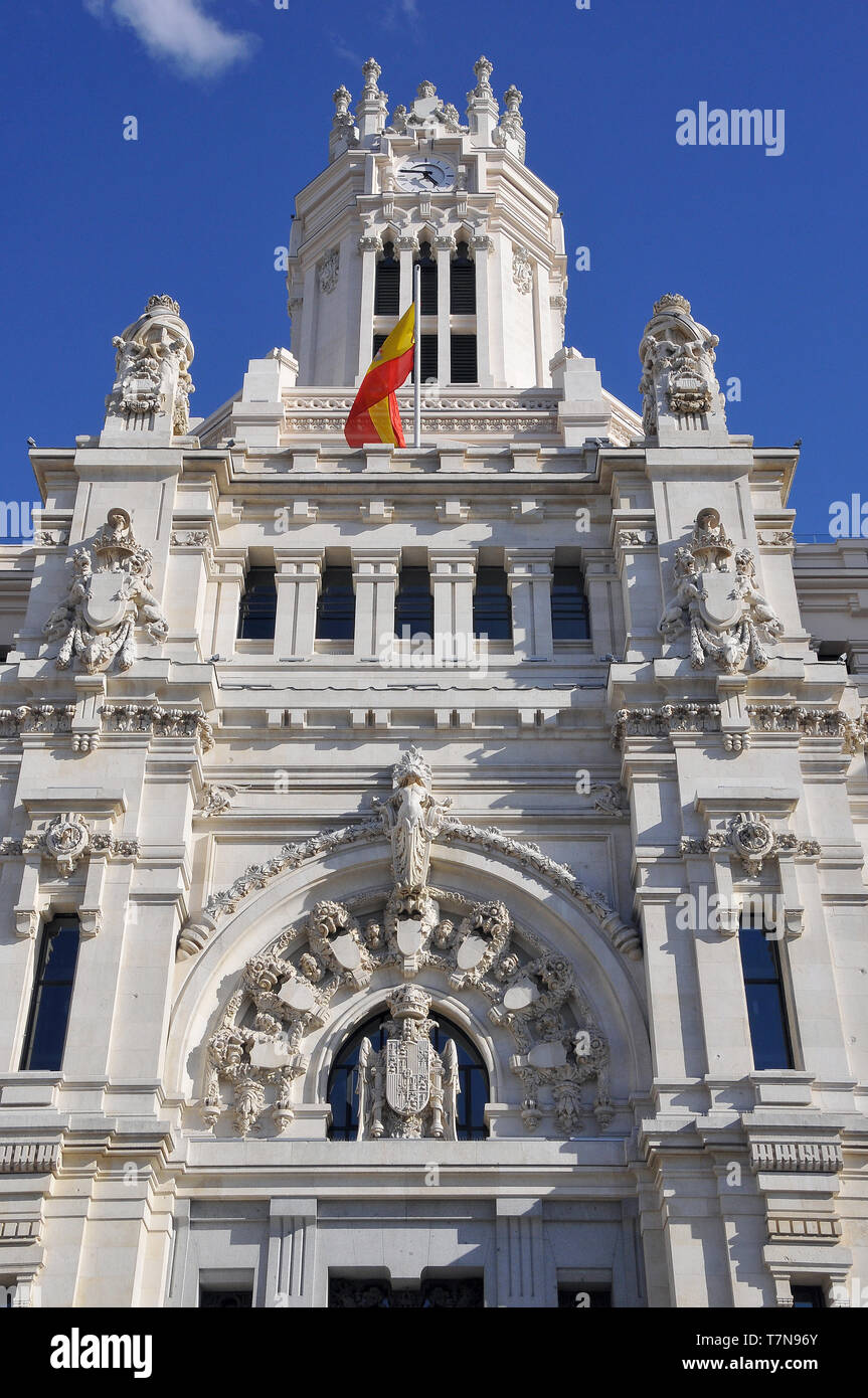 Palacio de Comunicaciones, Palacio de Cibeles, Cybele Palace, Madrid ...