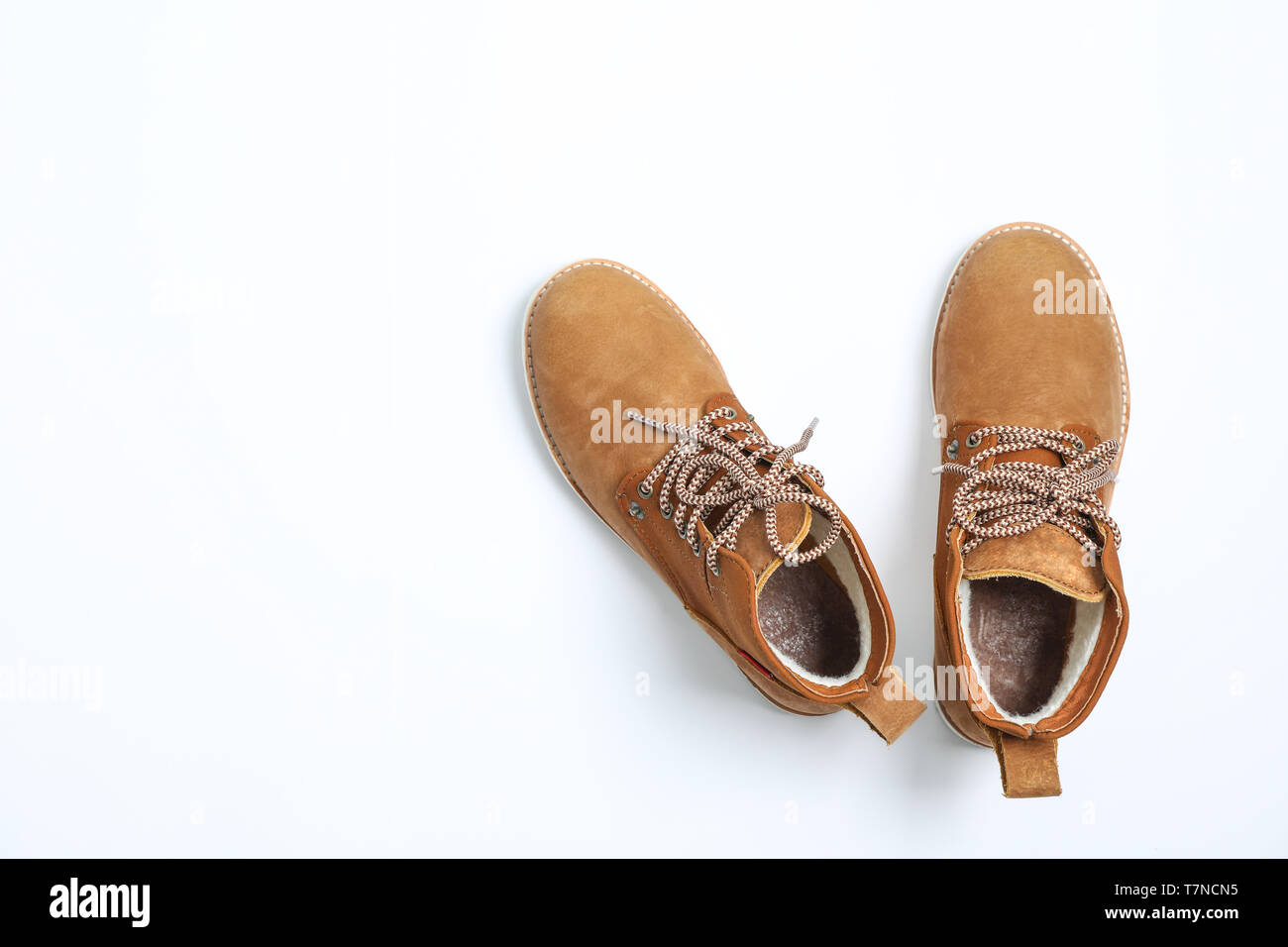 Tied boots hi-res stock photography and images - Alamy