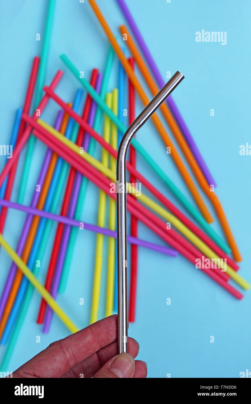 straw straws metal reusable plastic drinking background colourful full ...