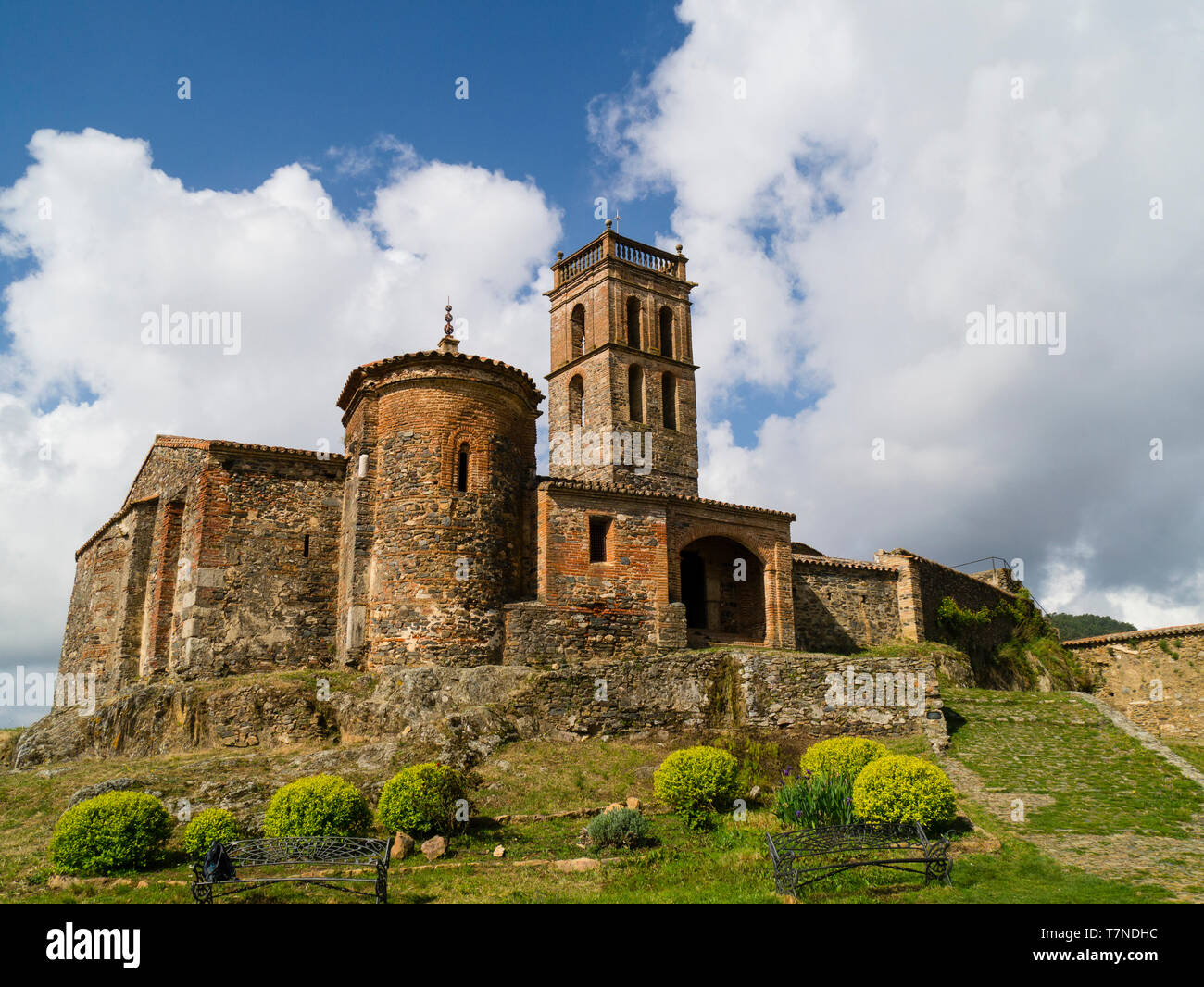 Castillo mezquita de almonaster la real hi-res stock photography and ...