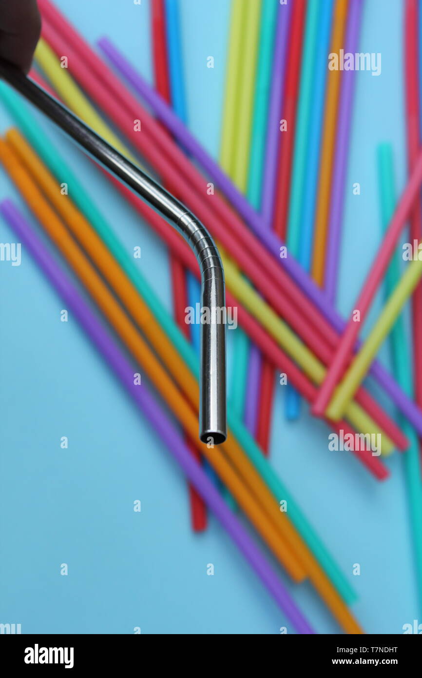 straw straws metal reusable plastic drinking background colourful full ...