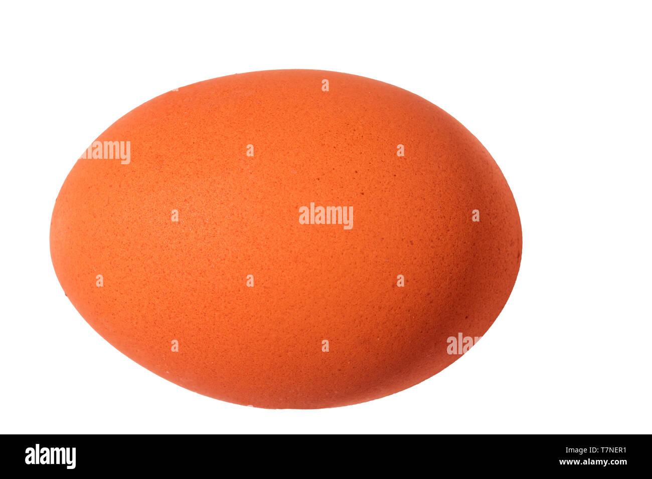 Red egg closeup on white background Stock Photo - Alamy