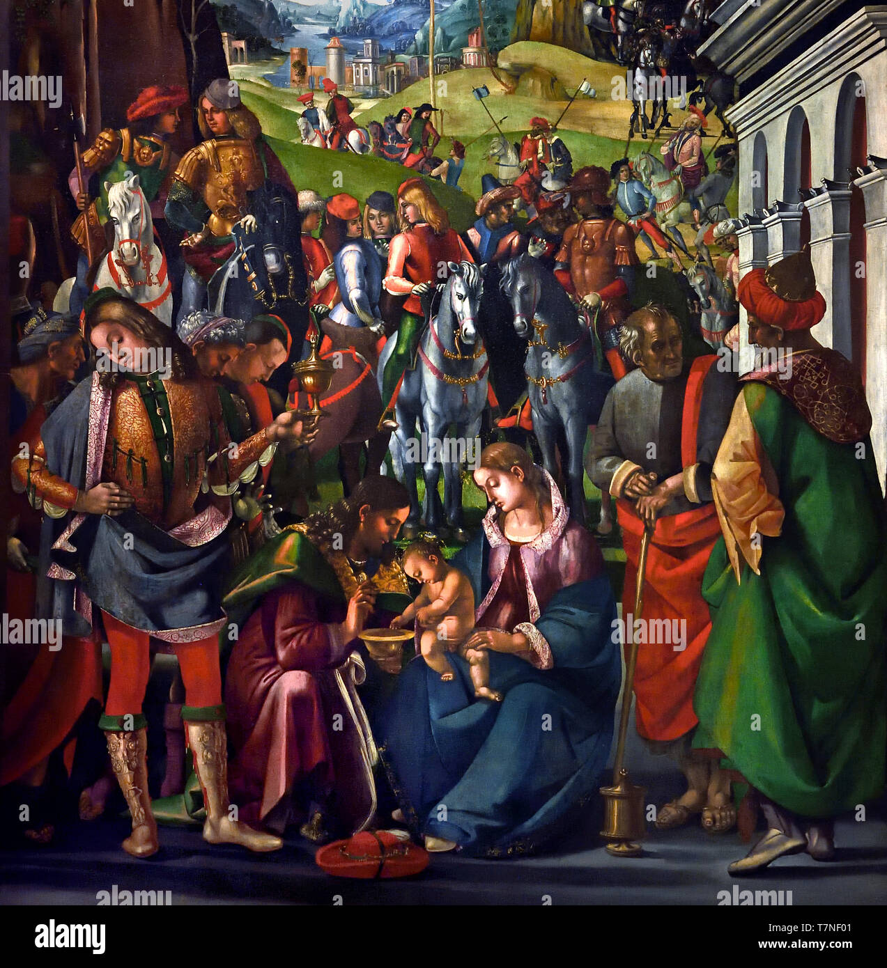 Adoration of the Magi 1493 by Luca Signorelli (1450 - 1523) Italian ...