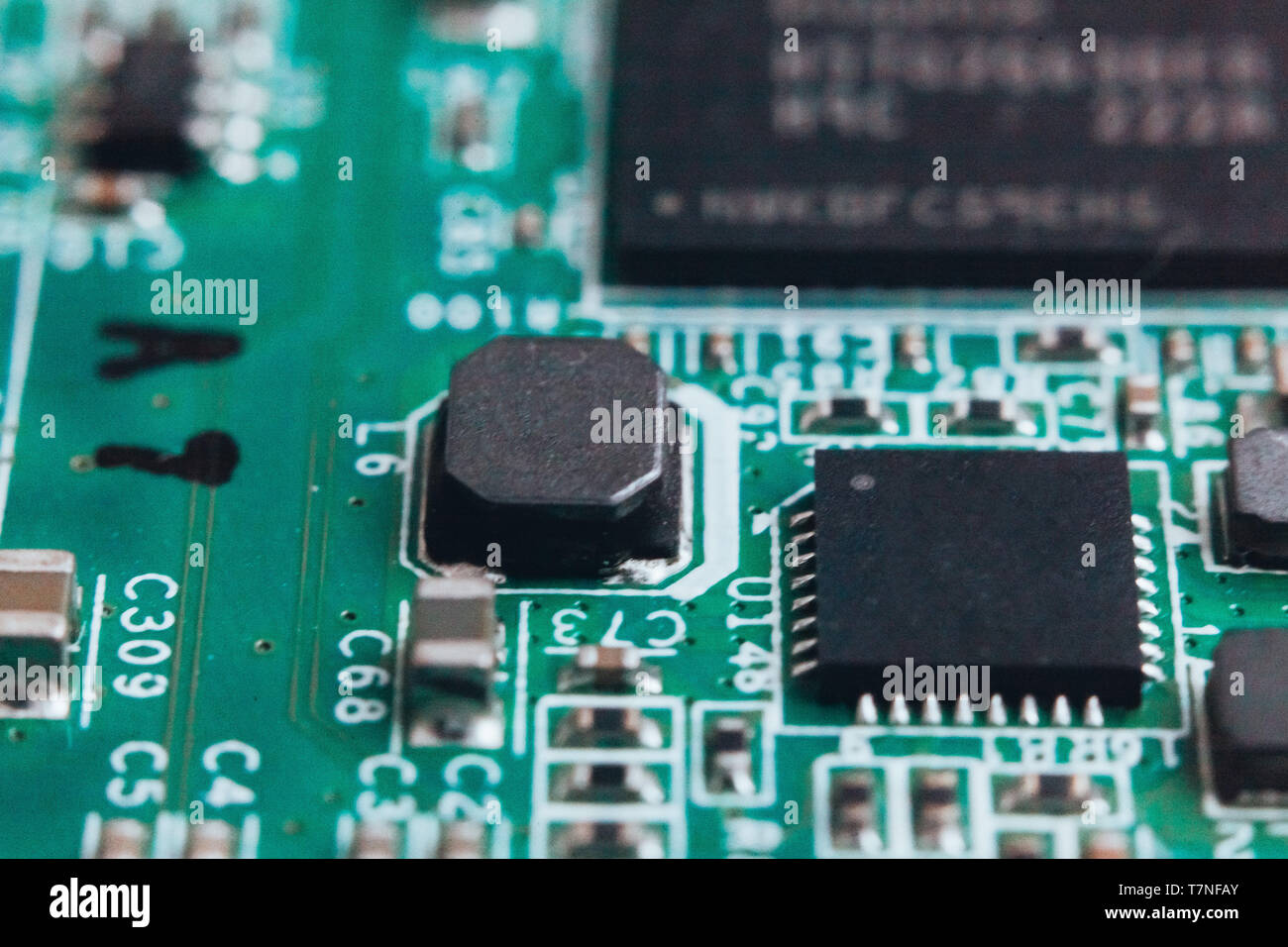 Circuit board repair. Electronic hardware modern technology ...