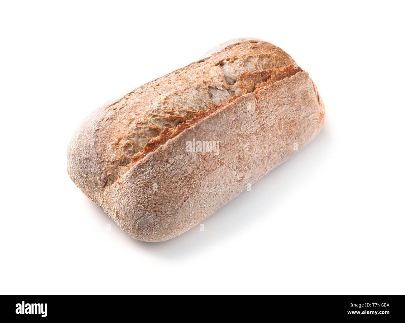 Fresh tasty bread on white background Stock Photo - Alamy