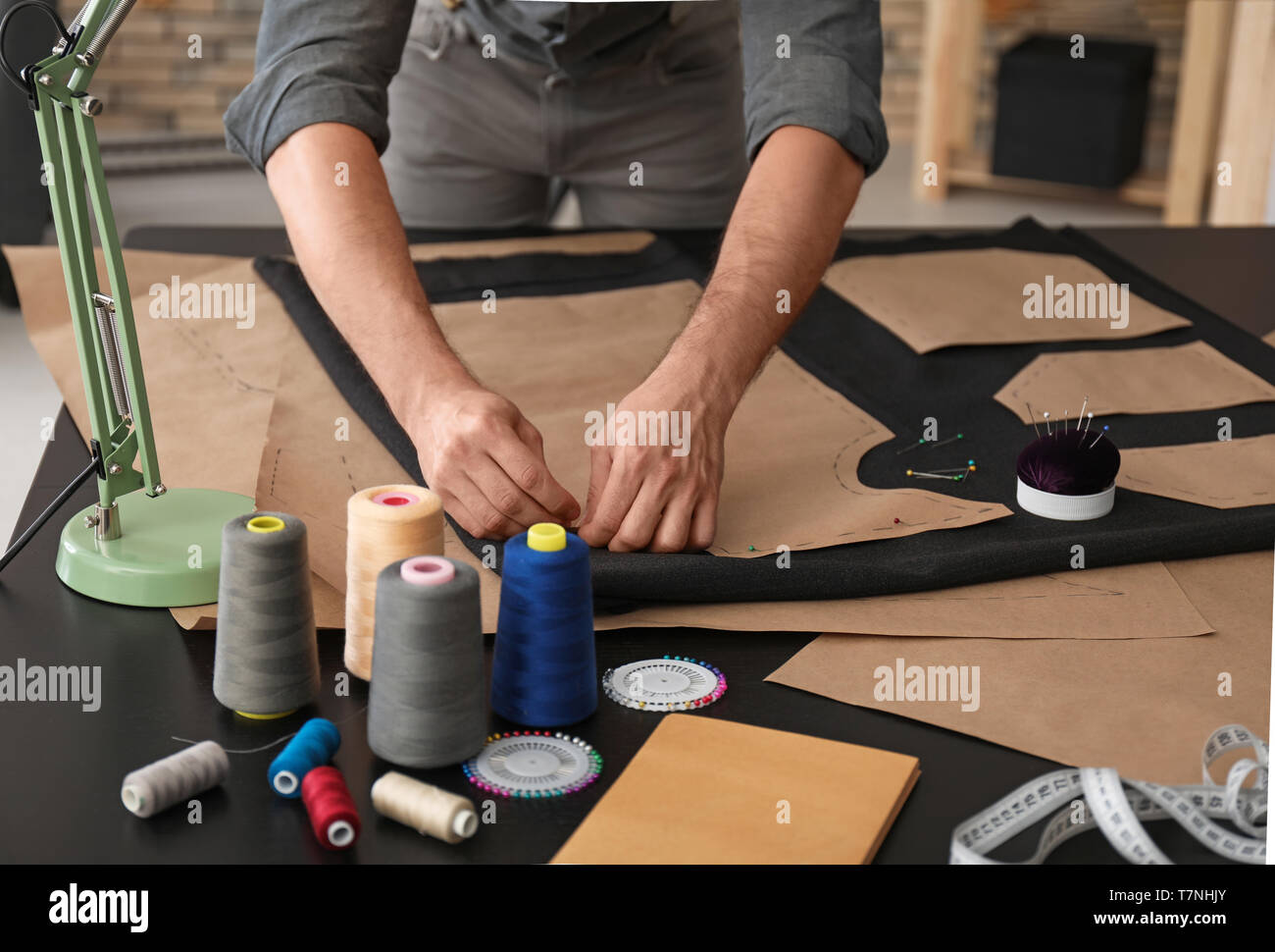 Dressmaker suit pattern paper hi-res stock photography and images - Alamy