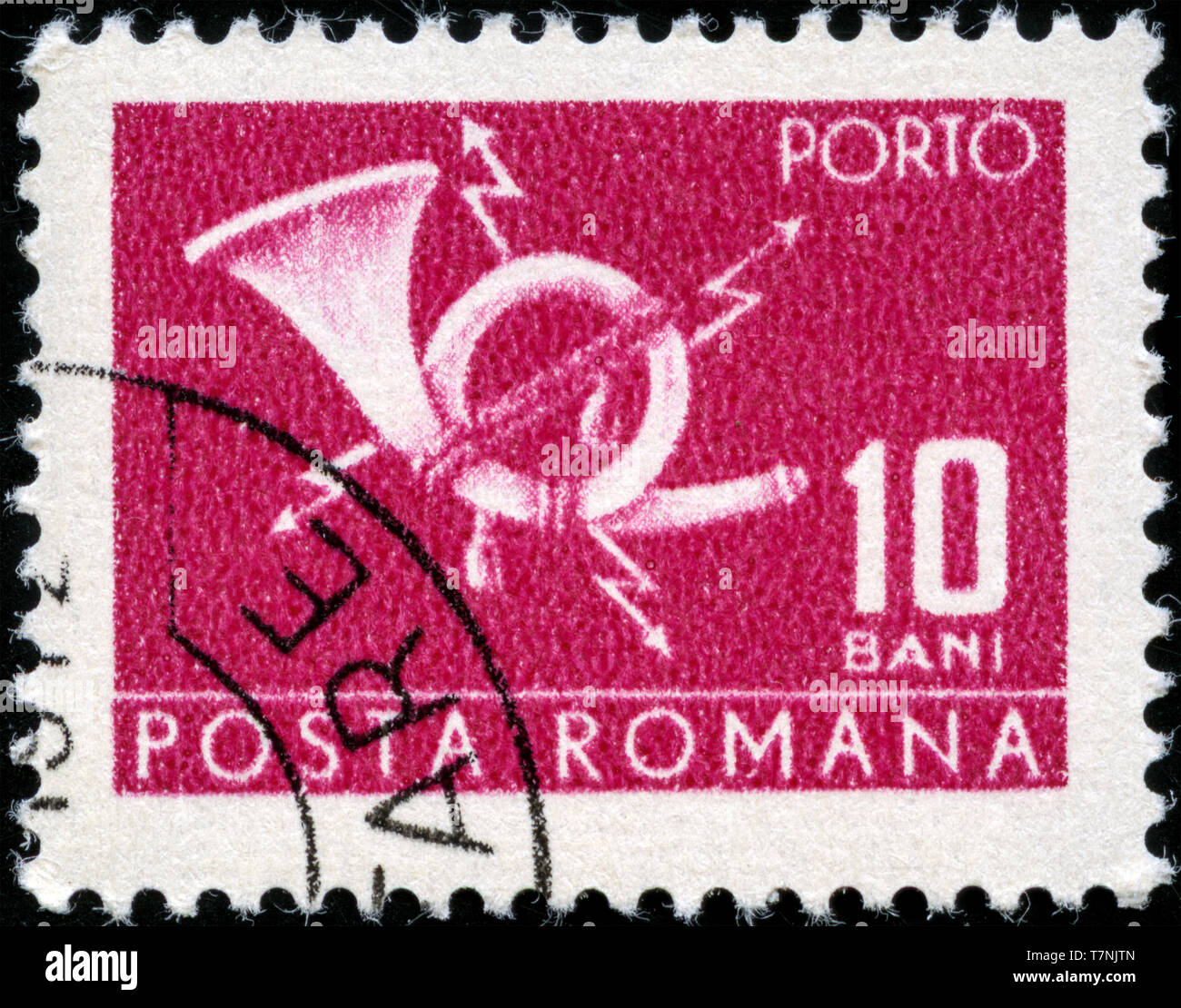 Postage stamp from Romania in the Post and Telecommunications II series ...