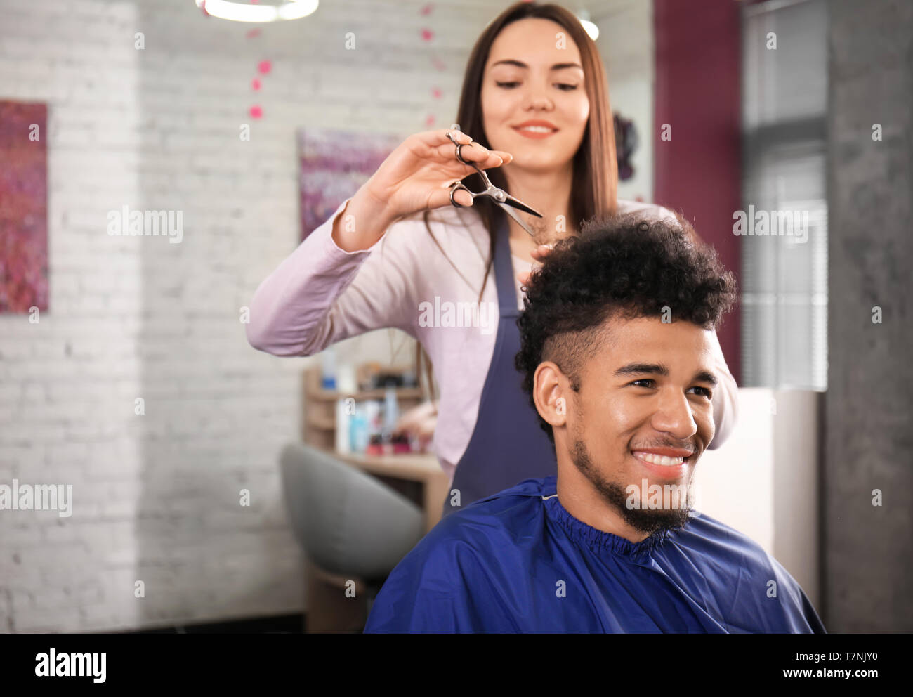 African hair wraps hi-res stock photography and images - Alamy