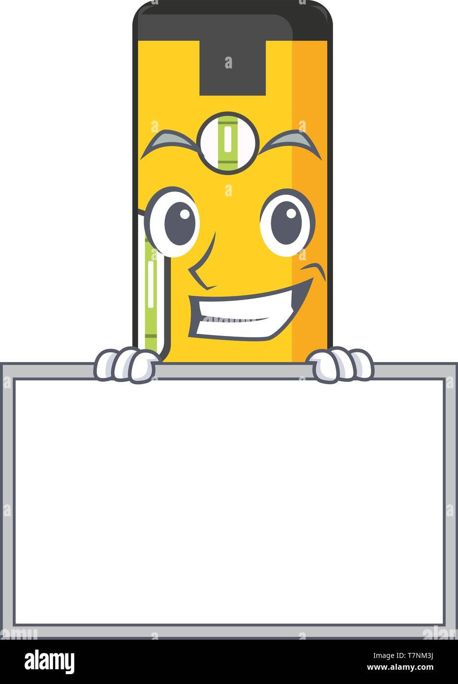 Spirit level cartoon hi-res stock photography and images - Alamy