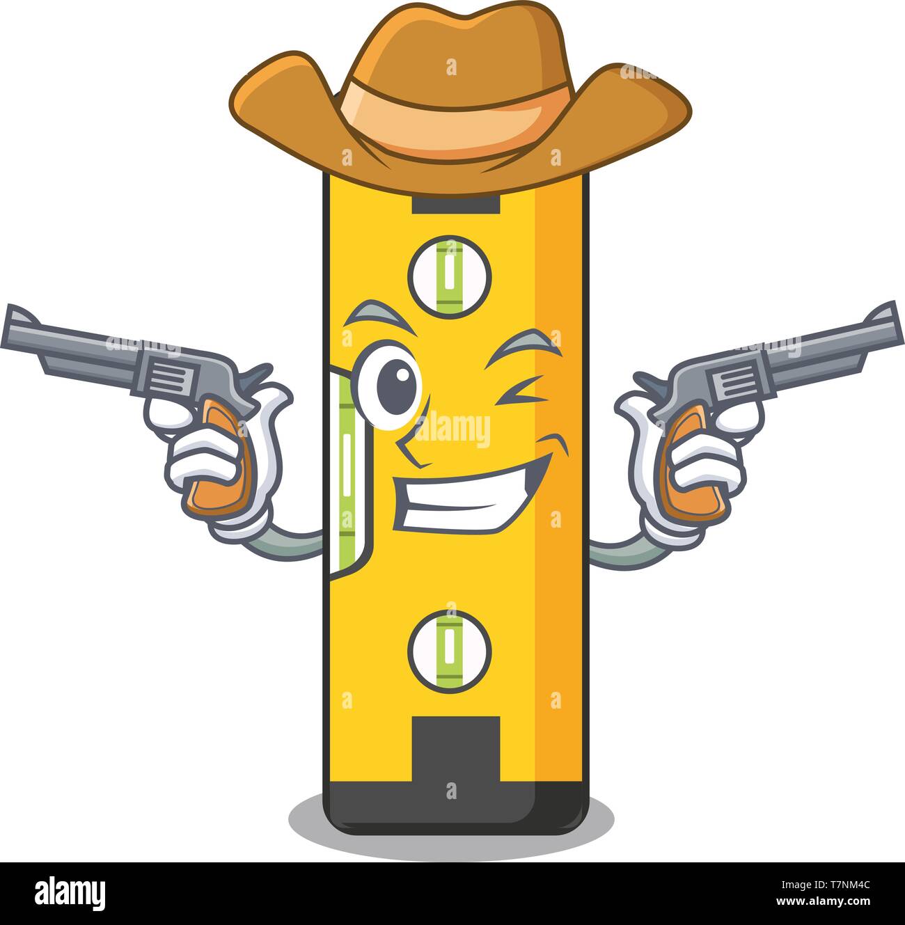 Spirit level cartoon hi-res stock photography and images - Alamy