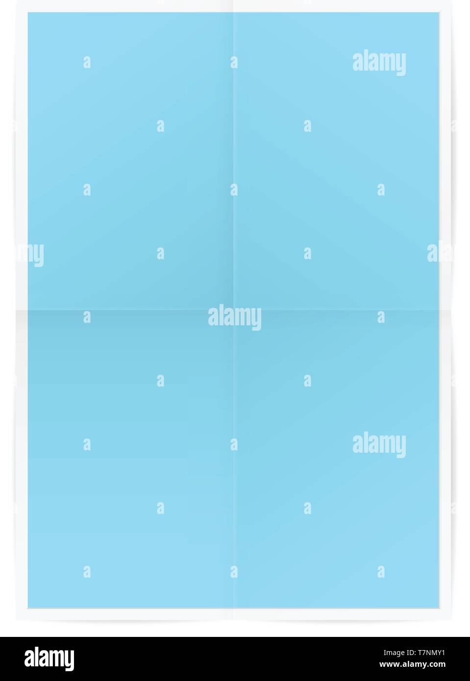 Folded paper on a white background. Vector illustration Stock Vector ...