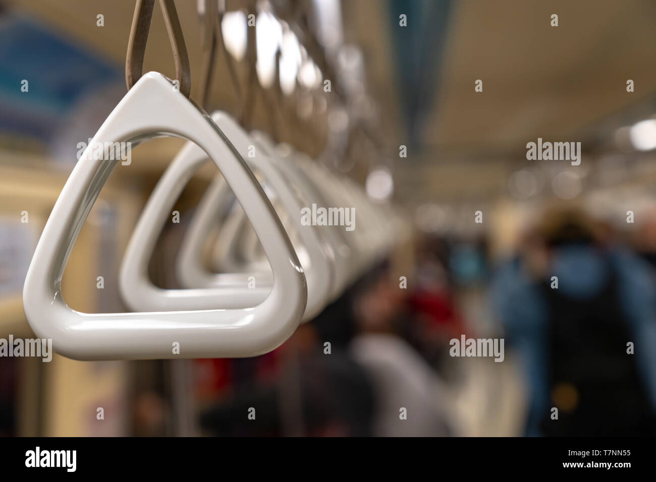 Hold the handrail hi-res stock photography and images - Alamy