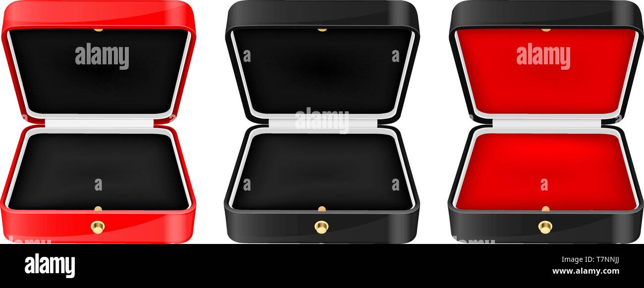 Jewellery box boxes Stock Vector Images - Alamy