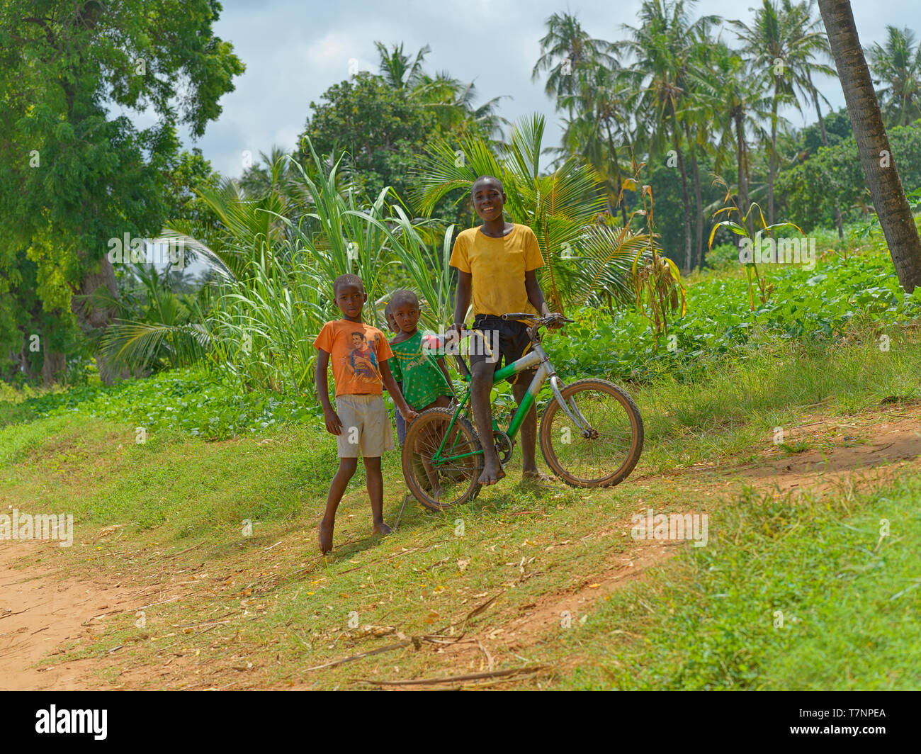 Happiness is sharing a bike together- children in a small village in ...