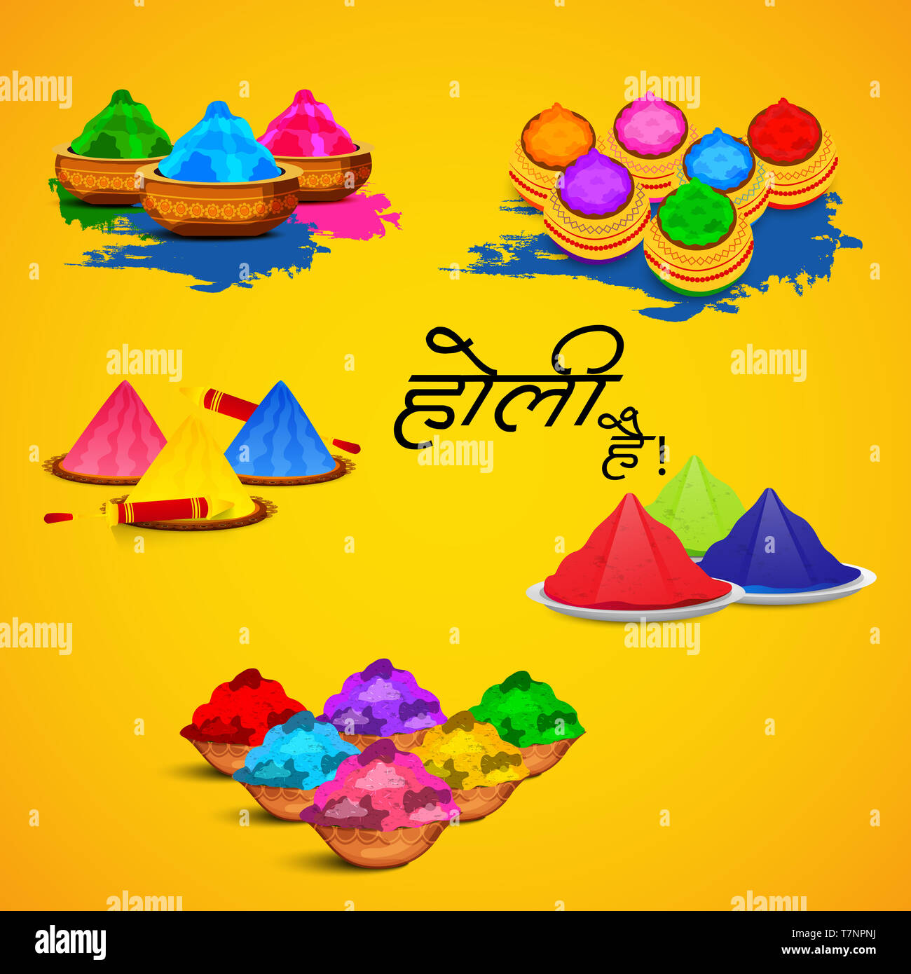 Vector illustration of a Colorful Promotional Background for Festival ...