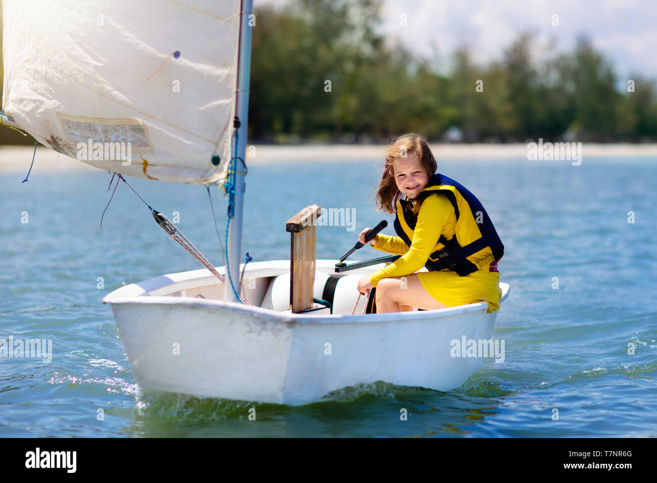 Child sailing hi-res stock photography and images - Alamy