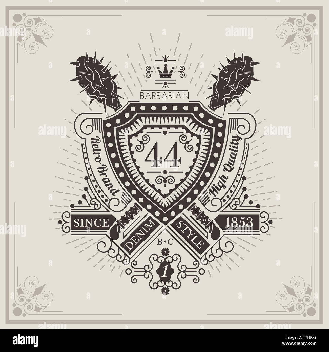 Mace pattern Stock Vector Images - Alamy